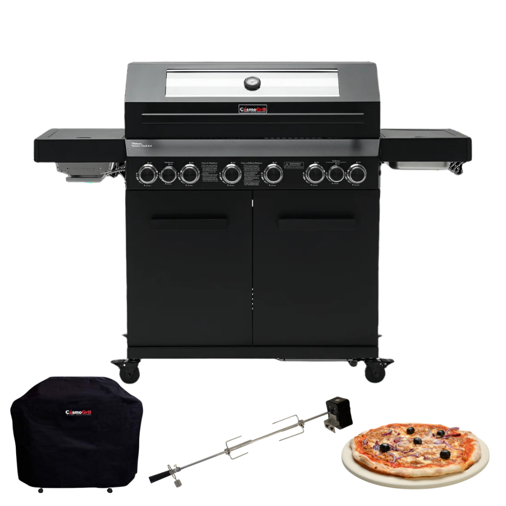 Platinum Yamara Dark 6 Gas BBQ with Rotisserie - Website Exclusive Deal